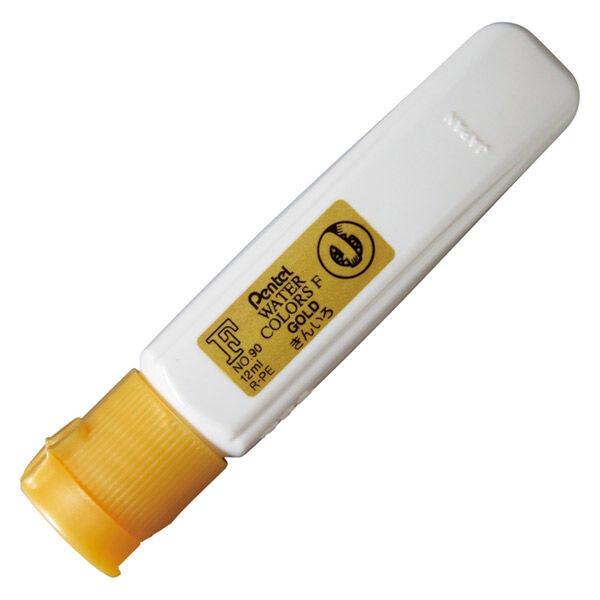 片手で開け閉めできるワンタッチキャップ&amp;ソフトチューブで使いやすい水彩絵の具。【材質】チューブ/PE、キャップ/PP【容量】12mL【色】金色■メーカー: ぺんてる■品番: WFCT90※ご注文合計額が￥1100 (税込)以上の場合...