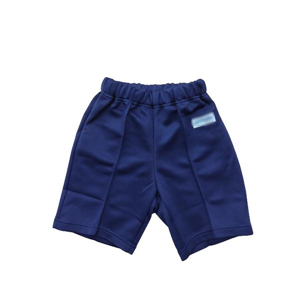 膝上丈です。紺色安心の体育着メーカー商品です■素材：三層構造ニット （DEFENSER＠）■混率：ポリエステル95％・綿5％ ■仕様：ウエスト総ゴム仕様、右後ポケット付き右後ポケットにパッチポケット（張り付けポケット）があります。●DEFE...