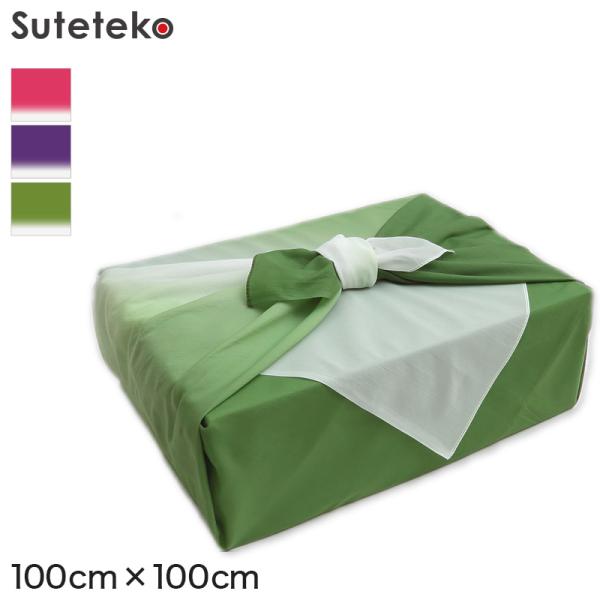 [サイズ]約100cm×100cm[カラー]A：ピンクB：紫C：利休[素材・加工]ナイロン100%2辺は切りっぱなしとなっております。[生産国]日本製(MADE IN JAPAN)[関連]ふろしき/三幅/みはば/さんはば/大きい/大きめ/大...