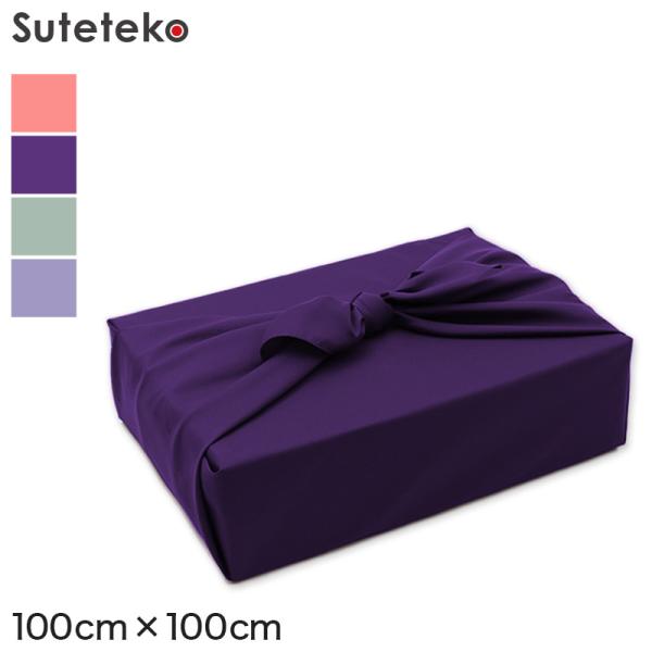 [サイズ]約100cm×100cm[カラー]A：ピンクB：紫C：ワサビD：フジ[素材・加工]ポリエステル100%2辺は切りっぱなしとなっております。[生産国]日本製(MADE IN JAPAN)[関連]ふろしき/三幅/みはば/さんはば/大き...