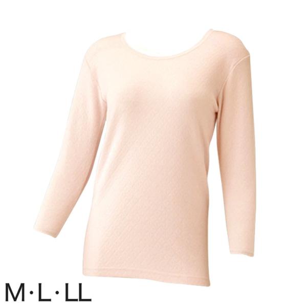 [サイズ]M/L/LL[カラー]ピーチ[素材・加工]表：アクリル50%/ポリエステル40%/毛10%裏：ポリエステル65%/綿35%中綿：ポリエステル100%あて布部分：アクリル60%/レーヨン40%レース部分：ナイロン/ポリウレタン遠赤外...