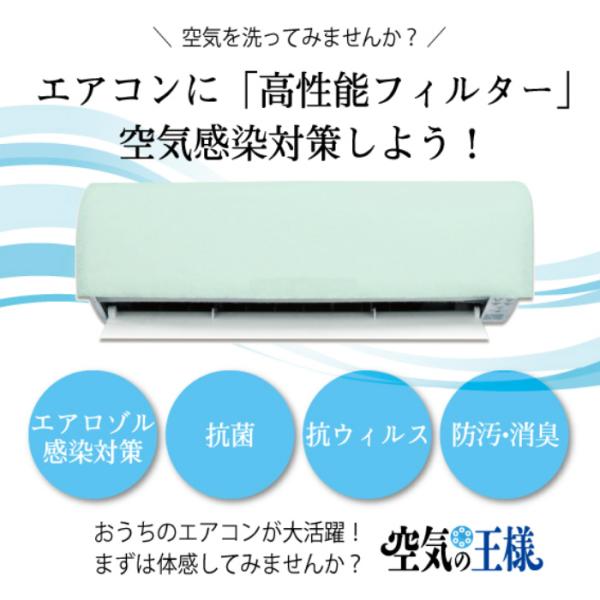 家庭用6枚セットサイズ：800×380mm◆ウイルスの飛沫感染対策に季節ごとにやってくる流行りのウイルスや細菌。または今世間を騒がせている最新のウイルスなどもしっかり捕集。製品の表面上における細菌・ウイルスの増殖に空気触媒効果を発揮！◆花粉...