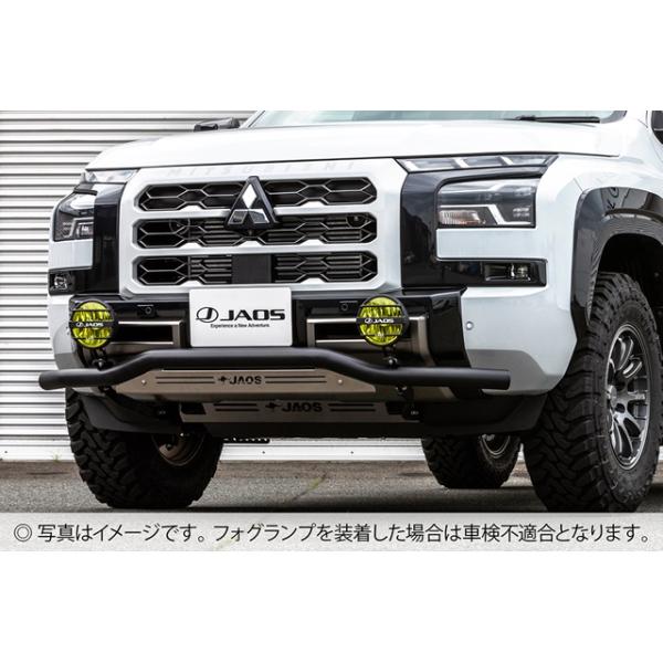JAOS フロントスキッドバー ブラック／ブラスト トライトン LC2T系FRONT SKID BAR BLACK/BLAST TRITON 24+ J■商品内容バープレートブラケットランプブラケット