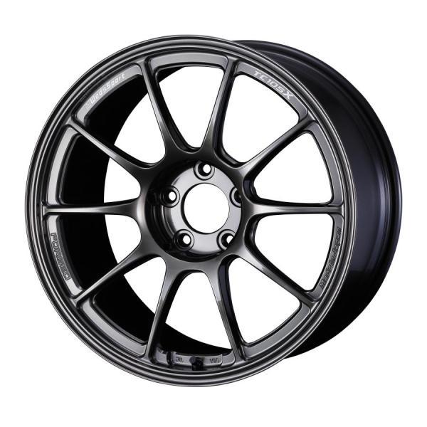 ウェッズスポーツ TC-105X フォージド アルミホイール 4本セット 17X7.5J 5H 100 +44 EJチタン (EJ-TITAN) / 17インチ WedsSport TC-105X FORGED●本製品はホイールのみ、4本セ...