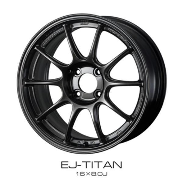 WEDS / ウェッズWEDSSPORT TC-105X / ウェッズスポーツ TC-105X・サイズ:16x8.0・ホール数:4H・PCD:100・インセット:+35・ハブ径：メーカーHPをご確認ください。・カラー:EJ-TITAN(EJ...