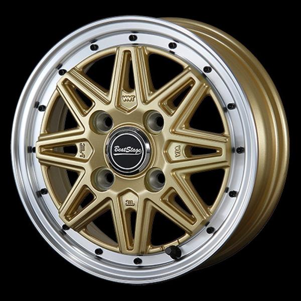 サイズ:12x4.00Bインセット:43P.C.D.:100穴数:4ディスク突出(mm):9.0ハブ高(mm):25.1ハブ径:67.1リム深さ(mm):17カラー:Semi Gloss Glod(セミグロスゴールド)規格:JWL・VIA規...