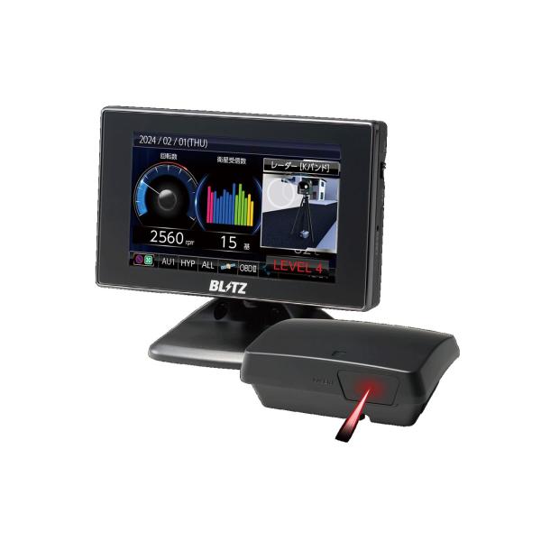 業界最薄ディスプレイを自由な場所に取り付けできるセパレートBLITZ / ブリッツ レーザー＆レーダー探知機 Touch-LASERレーザー＆レーダー探知機 MSSS新周波数対応モデル・品番：TL313S・JANコード：4959094150...