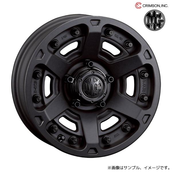 CRIMSON MG / ARMOR FF (アーマー)■サイズ：16x6.0J■ホール数：5■P.C.D.：139.7■インセット：-5■ハブ径：φ108.8■カラー設定　ショットガンブラック/マットブラッククリア(SHOTGUN BLA...