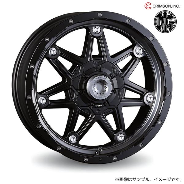 CRIMSON MG / LYCAN (ライカン)■サイズ：16x8.0J■ホール数：10■P.C.D.：114.3/127■インセット：+15■ハブ径：φ75■カラー設定　マットブラッククリア(MAT BLACK CLEAR)付属品: セ...