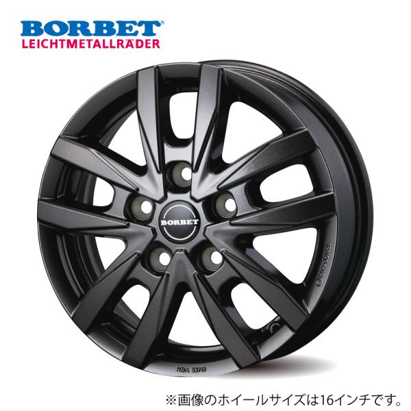 TAS / ティーエーエスBORBET / ボルベットtype CW5 / タイプ CW5サイズ：16x6.0(68)130-5H 78.1φ カラー：ミストラルアンスラサイトグロッシー 品番：CW57708 ツインスポーク