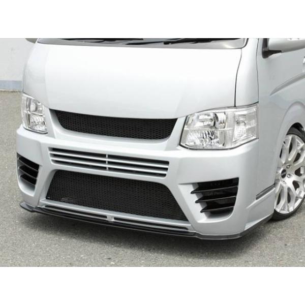 PROGRESS ナロー3型用 フロントバンパーPROGRESSI　フロントバンパー　FRP製未塗装 ■ハイエース標準 3型用・メーカー品番：es-1113■ブランドESSEX/エセックス■適合車名ハイエース/レジアスエース2010年7?2...