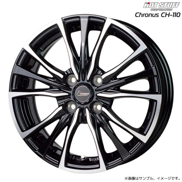 HOT STUFF｜Chronus CH110■サイズ：16x6.0J■ホール/P.C.D.：4H/100■インセット/ハブ高(mm)：+45/34.8◆1ピース構造●ハブ径：φ67　●ナットホール径：φ32　●対応ボルト径：M12●適合荷...