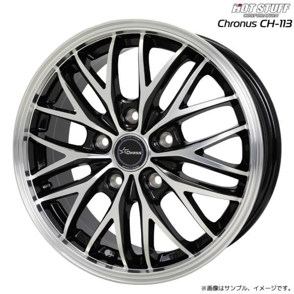 HOT STUFF｜Chronus CH113■サイズ：16x6.0J■ホール/P.C.D.：5H/114.3■インセット/ハブ高(mm)：+45/41.0◆1ピース構造●ハブ径：φ73　●ナットホール径：φ29　●対応ボルト径：M12●適...