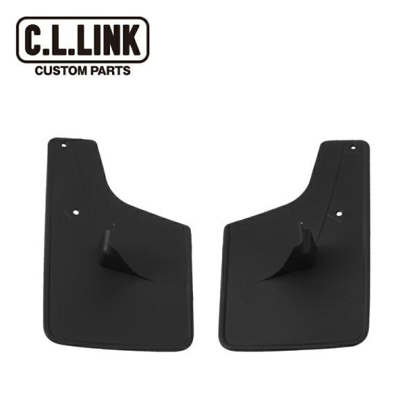 泥ハネや飛び石から車体を守る。■品名　シーエルリンク フロントマッドフラップ 2枚セット JB64■適合型式　SUZUKI ジムニー JB64■セット内容　フロントマッドフラップ左右 x各1、スピードナット大 x4　スピードナット小 x4タ...