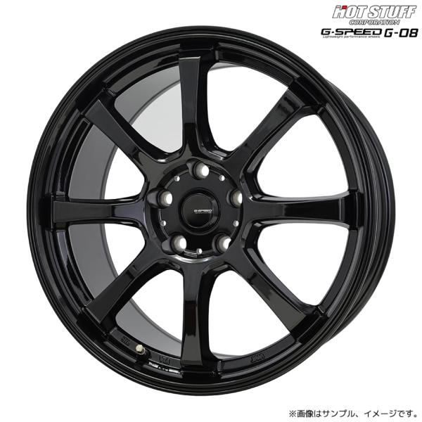HOT STUFF｜G-SPEED G08■サイズ：15x6.0J■ホール/P.C.D.：5H/100■インセット/ハブ高(mm)：+43/42.0◆1ピース構造●ハブ径：φ67　●ナットホール径：φ32　●対応ボルト径：M12●適合荷重…...