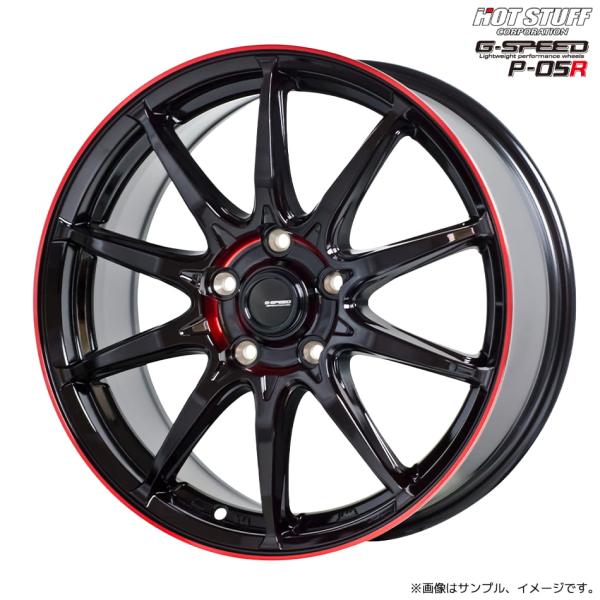 HOT STUFF｜G-SPEED P05R■サイズ：17x7.0J■ホール/P.C.D.：5H/114.3■インセット/ハブ高(mm)：+48/42.4◆1ピース構造●ハブ径：φ73　●ナットホール径：φ32　●対応ボルト径：M12●適合...