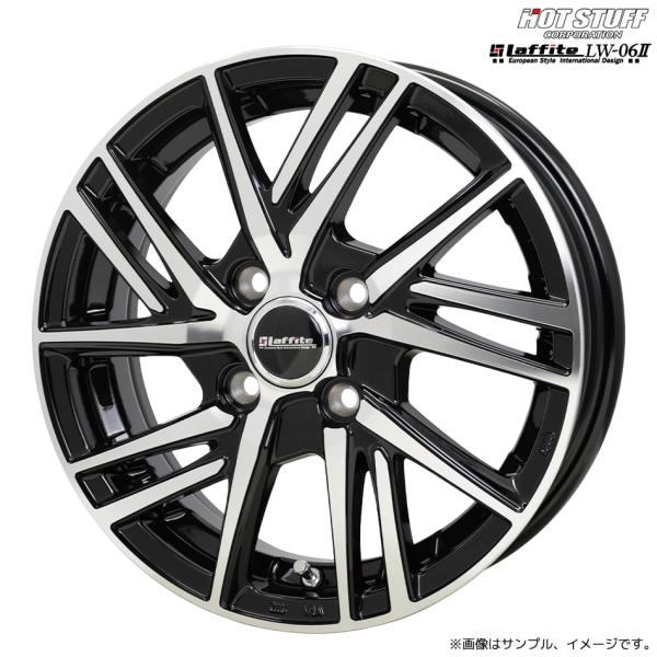 HOT STUFF｜Laffite LW06II■サイズ：16x6.0J■ホール/P.C.D.：4H/100■インセット/ハブ高(mm)：+45/44.0◆1ピース構造●ハブ径：φ67　●ナットホール径：φ32　●対応ボルト径：M12●適合...