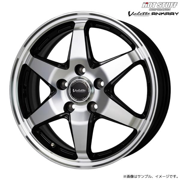HOT STUFF｜Valette ANKRAY■サイズ：16x6.0J■ホール/P.C.D.：5H/114.3■インセット/ハブ高(mm)：+40/52.0◆1ピース構造●ハブ径：φ73　●ナットホール径：φ32　●対応ボルト径：M12●...