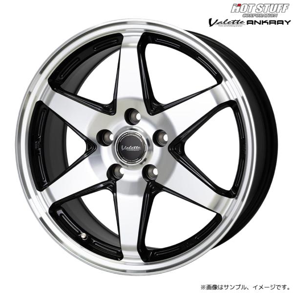 HOT STUFF｜Valette ANKRAY■サイズ：17x7.0J■ホール/P.C.D.：5H/114.3■インセット/ハブ高(mm)：+40/51.0◆1ピース構造●ハブ径：φ73　●ナットホール径：φ32　●対応ボルト径：M12●...