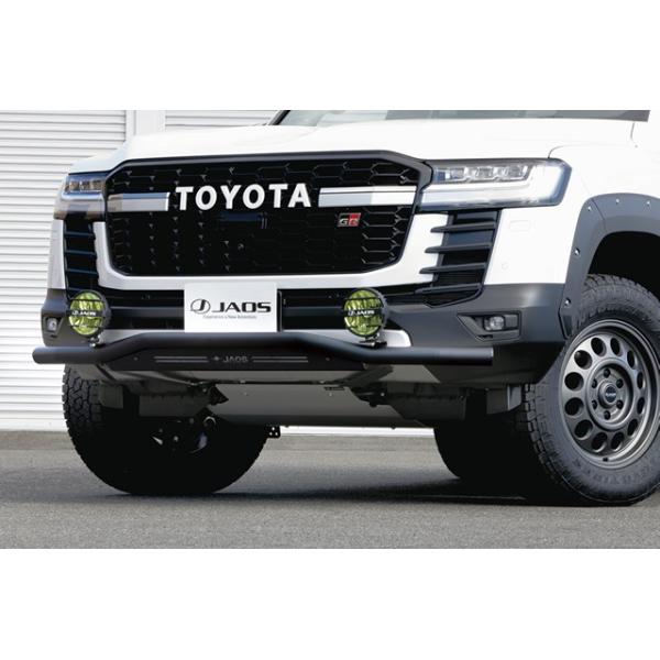 JAOS フロントスキッドバー ブラック／ブラック ランドクルーザー 300系 GR SPORTFRONT SKID BAR BLACK/BLACK LC300 GR-S 21+ E■商品内容バープレートブラケットランプブラケット