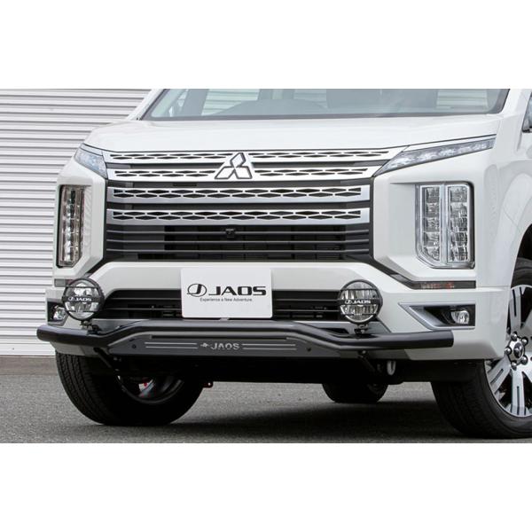 JAOS フロントスキッドバー ブラック／ブラック デリカ D:5 DIESEL（19+）FRONT SKID BAR BLACK/BLACK DELICA D:5 19+■商品内容バープレートブラケットランプブラケット（本体取付けブラケッ...