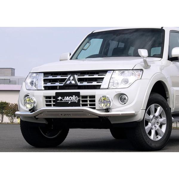 JAOS フロントスキッドバー パジェロ V80/90系FRONT SKID BAR PAJERO / MONTERO 11+■商品内容バープレートブラケットランプブラケット