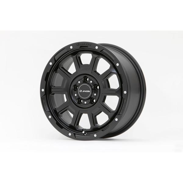 ■商品詳細　サイズ:17x7.5J　P.C.D.:114.3　ホール数:5　インセット:+40　カラー:マットブラック(MBK)　ハブ径(mm):73■備考　ビードロックスタイルが特徴のホイール「JAOS ADAMAS BL5」。強固なビー...