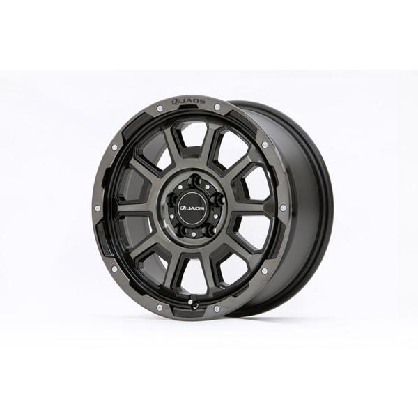 ■商品詳細　サイズ:17x7.5J　P.C.D.:114.3　ホール数:5　インセット:+40　カラー:スモークポリッシュブラック(S/PBK)　ハブ径(mm):73■備考　ビードロックスタイルが特徴のホイール「JAOS ADAMAS BL...
