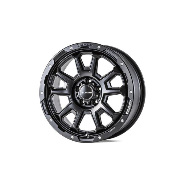 ■商品詳細　サイズ:18x7.5J　P.C.D.:114.3　ホール数:5　インセット:+45　カラー:マットブラック(MBK)　ハブ径(mm):73■備考　ビードロックスタイルが特徴のホイール「JAOS ADAMAS BL5」。強固なビー...