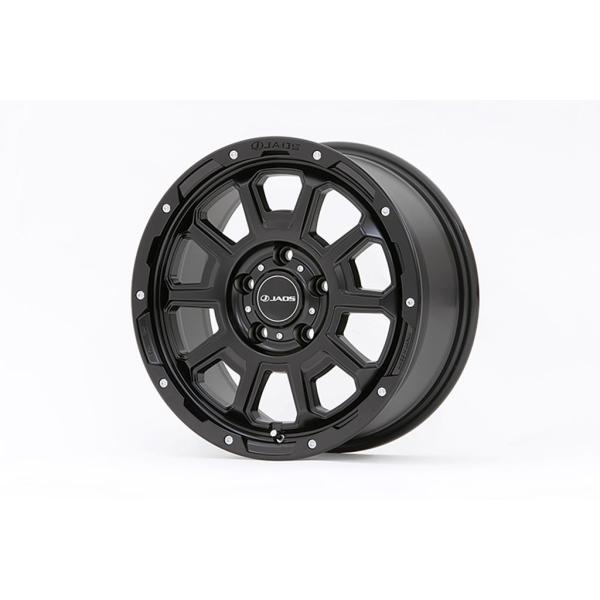■商品詳細　サイズ:17x7.5J　P.C.D.:127　ホール数:5　インセット:+44　カラー:マットブラック(MBK)　ハブ径(mm):71.6■備考　ビードロックスタイルが特徴のホイール「JAOS ADAMAS BL5」。強固なビー...