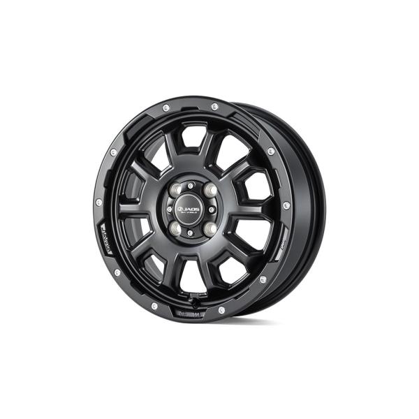 ■商品詳細　サイズ:15x5.0J　P.C.D.:100　ホール数:4　インセット:+46　カラー:マットブラック(MBK)　ハブ径(mm):67■備考　ビードロックスタイルが特徴のホイール「JAOS ADAMAS BL5」。強固なビードロ...