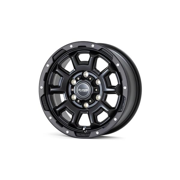 ■商品詳細　サイズ:16x6.5J　P.C.D.:139.7　ホール数:6　インセット:+38　カラー:マットポリッシュブラック(MPBK)　ハブ径(mm):106.1■備考　力強いデザインをブラッシュアップし、独特の立体感とサイズ以上の存...