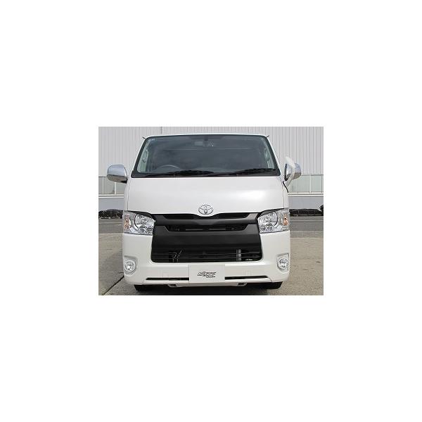 ハイエース200系 4-8型 バッドフェイスアイライン 純正色塗装■商品詳細品番：8727■カラー・ホワイト/058・シルバーマイカメタリック/1E7・ダークブルーマイカメタリック/8P4・ライトイエロー/599・グレーメタリック/1G3・...