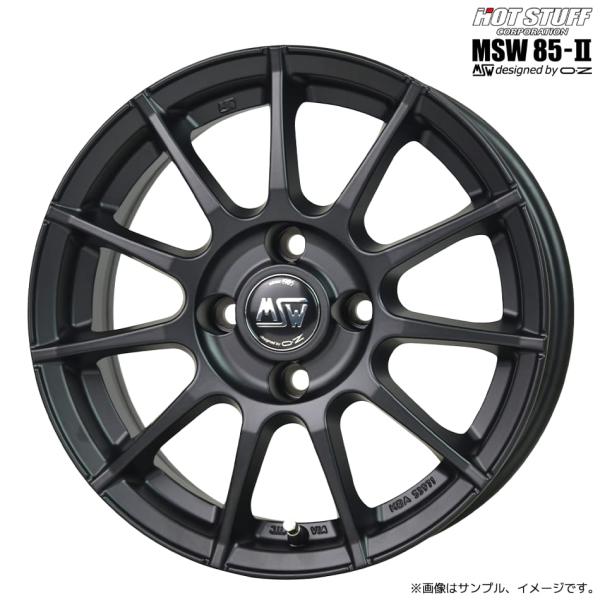HOT STUFF｜MSW 85-II■サイズ：17x7.0J■ホール/P.C.D.：4H/108■インセット/ハブ径：+28/φ65.1◆参考適合車両：Citroen/Peugeot (シトロエン/プジョー)◆1ピース構造●オーダー品番：...