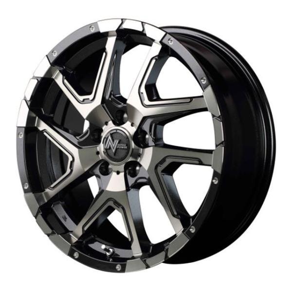 NITRO POWER / ナイトロパワーDERINGER / デリンジャー・インチxリム幅:17x7.0J・ホール:5H・PCD:114.3・インセット:+42・カラー:BMPBC ブラックメタリックポリッシュ／ブラッククリア・メーカー型...