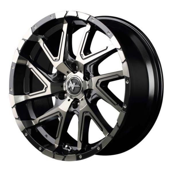 NITRO POWER / ナイトロパワーDERINGER / デリンジャー・インチxリム幅:17x8.0J・ホール:6H・PCD:139.7・インセット:+20・カラー:BMPBC ブラックメタリックポリッシュ／ブラッククリア・メーカー型...