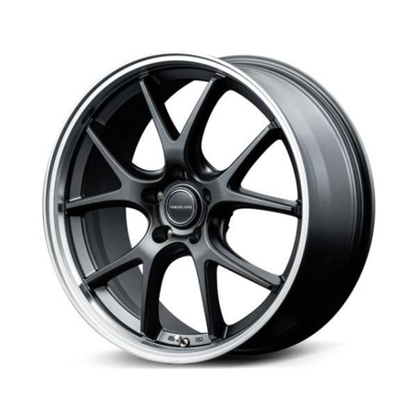 MID WHEELS / エムアイディホイールズEXE5 V selection / エグゼファイブブイセレクション・インチxリム幅:15x4.5J・ホール:4H・PCD:100・インセット:+45・カラー:セミグロスガンメタ／リムポリッシ...