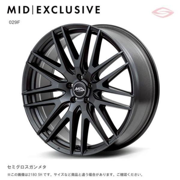 MID EXCLUSIVE / エムアイディエクスクルーシヴ029F / ゼロニーキューエフ・インチxリム幅:16x6.0J・ホール:5H・PCD:139.7・インセット:-05・カラー:SGG セミグロスガンメタ・メーカー型番:D7016...