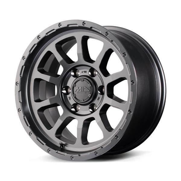 MID OFFROAD / エムアイディオフロードM10 / エムテン・インチxリム幅:17x8.5J・ホール:6H・PCD:135・インセット:±0・カラー:BBK BARREL BLACK・メーカー型番:X16E7856R2000301...