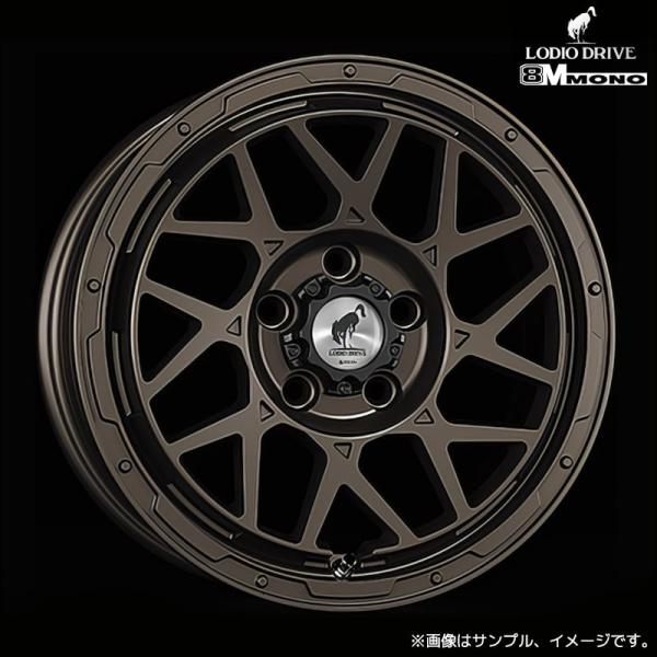 一世を風靡した3ピースクロカン四駆ブランド「ロディオドライブ」が1ピースで復活！LODIO DRIVE8M MONO / ハチエム・モノ■サイズ/インセット：16x7.0J/+42■ホール/P.C.D.：5H/114.3■付属品：センターキ...