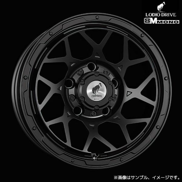 一世を風靡した3ピースクロカン四駆ブランド「ロディオドライブ」が1ピースで復活！LODIO DRIVE8M MONO / ハチエム・モノ■サイズ/インセット：16x6.0J/-5■ホール/P.C.D.：5H/139.7■付属品：センターキャ...