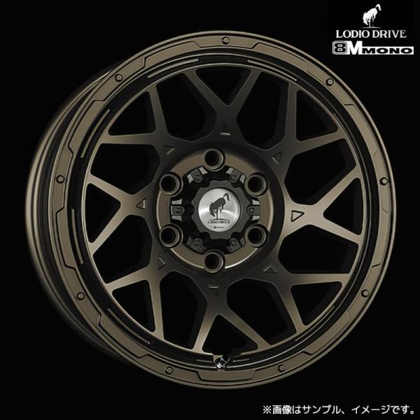 一世を風靡した3ピースクロカン四駆ブランド「ロディオドライブ」が1ピースで復活！LODIO DRIVE8M MONO / ハチエム・モノ■サイズ/インセット：17x8.0J/+20■ホール/P.C.D.：6H/139.7■付属品：センターキ...