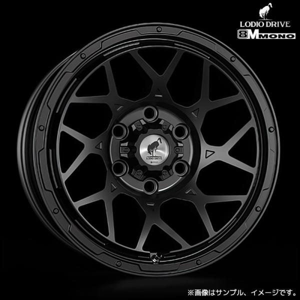一世を風靡した3ピースクロカン四駆ブランド「ロディオドライブ」が1ピースで復活！LODIO DRIVE8M MONO / ハチエム・モノ■サイズ/インセット：17x8.0J/+20■ホール/P.C.D.：6H/139.7■付属品：センターキ...