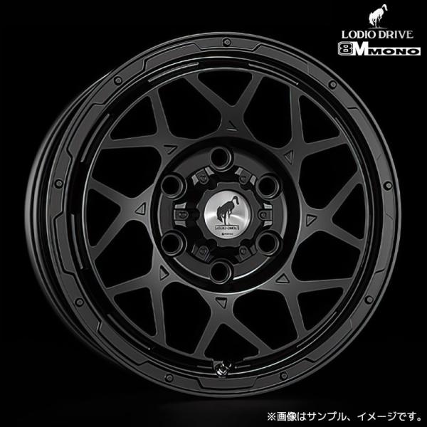 一世を風靡した3ピースクロカン四駆ブランド「ロディオドライブ」が1ピースで復活！LODIO DRIVE8M MONO / ハチエム・モノ■サイズ/インセット：16x6.5J/+38■ホール/P.C.D.：6H/139.7■付属品：センターキ...