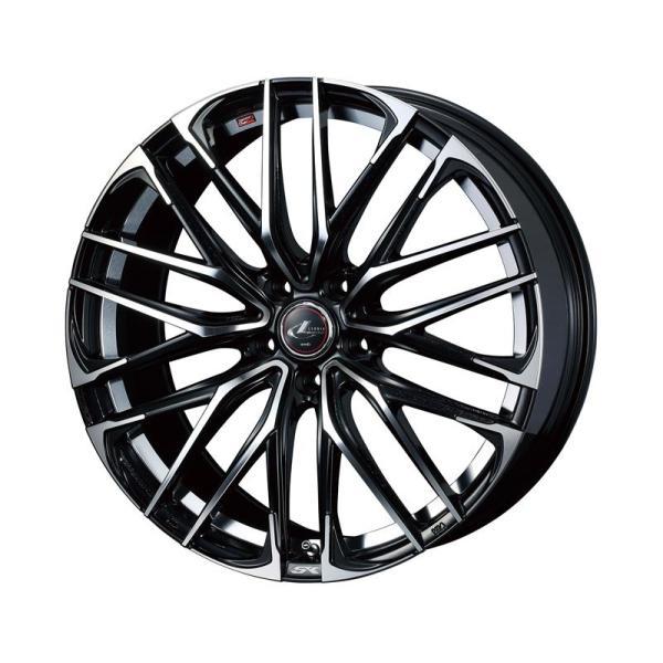 WEDS / ウェッズLEONIS SK / レオニスSK・サイズ:16x6.5・ホール数:5H・PCD:114.3・インセット:+40・ハブ径：メーカーHPをご確認ください。・カラー:パールブラックミラーカット(PBMC)・メーカー型番:...