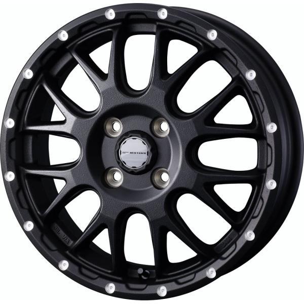 WEDS / ウェッズMUD VANCE 08 / マッドヴァンス08・サイズ:14x4.5・ホール数:4H・PCD:100・インセット:+45・ハブ径：メーカーHPをご確認ください。・カラー:フリントブラック(BLK)・メーカー型番:00...