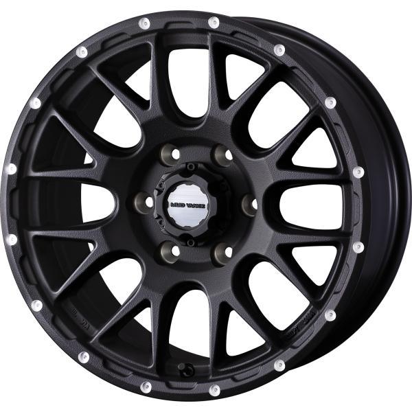 WEDS / ウェッズMUD VANCE 08 / マッドヴァンス08・サイズ:17x8.5・ホール数:6H・PCD:139.7・インセット:+0・ハブ径：メーカーHPをご確認ください。・カラー:フリントブラック(BLK)・メーカー型番:0...