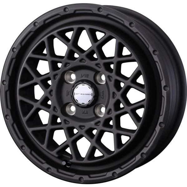 WEDS / ウェッズMUD VANCE 09 / マッドヴァンス09・サイズ:14x4.5・ホール数:4H・PCD:100・インセット:+45・ハブ径：メーカーHPをご確認ください。・カラー:フルマットブラック(FMBK)・メーカー型番:...