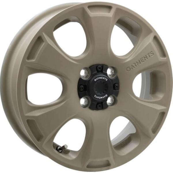 WEDS / ウェッズCROSSOVER GARMENTS STYLE-A / クロスオーバーガーメンツ スタイルエーアルミホイール 1本・サイズ：14x4.5J・インセット：+45・穴数：4H・P.C.D.：100・カラー：サンドベージュ...