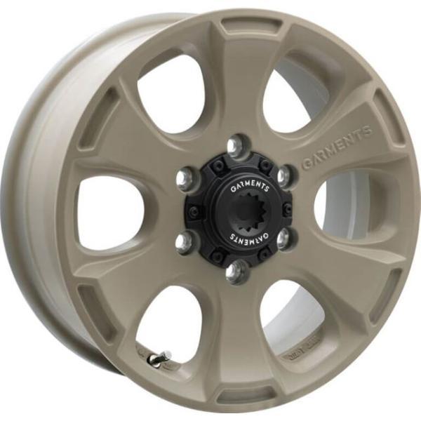 WEDS / ウェッズCROSSOVER GARMENTS STYLE-A / クロスオーバーガーメンツ スタイルエーアルミホイール 1本・サイズ：16x6.5J・インセット：+38・穴数：6H・P.C.D.：139.7・カラー：サンドベー...